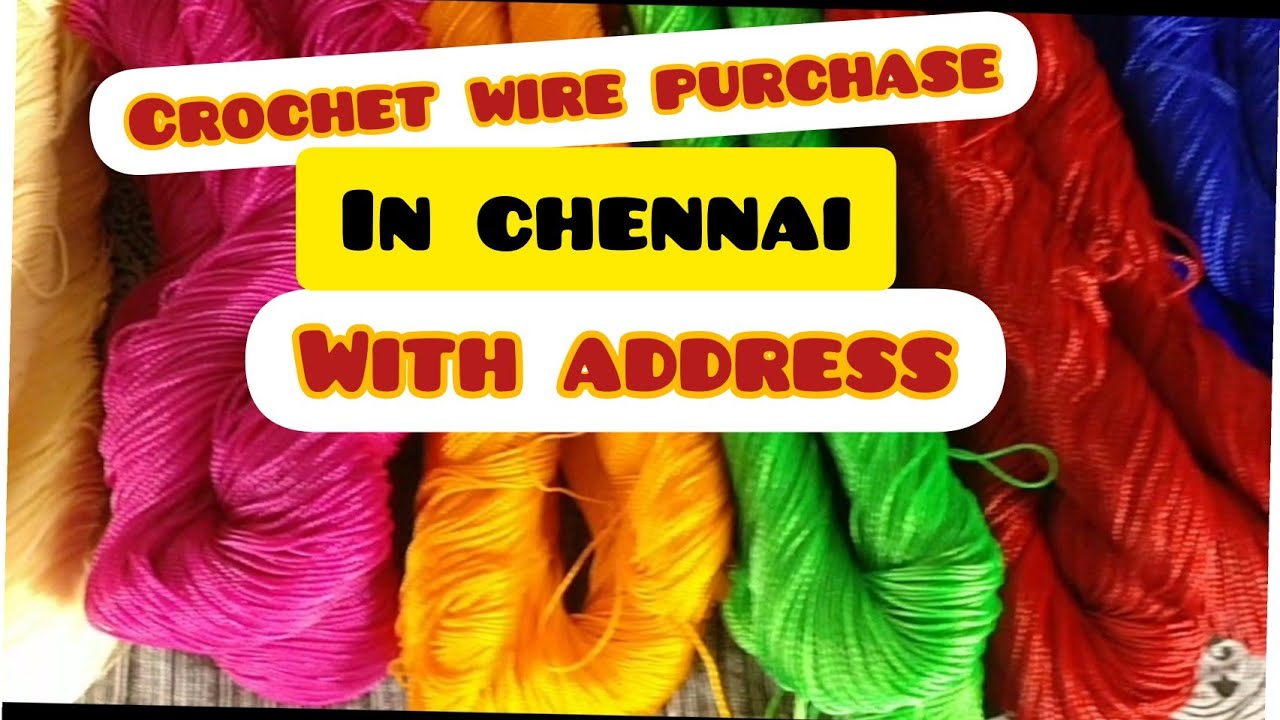 #Tamilethics, Parry's shopping haul | crochet wire purchase in tamil ...