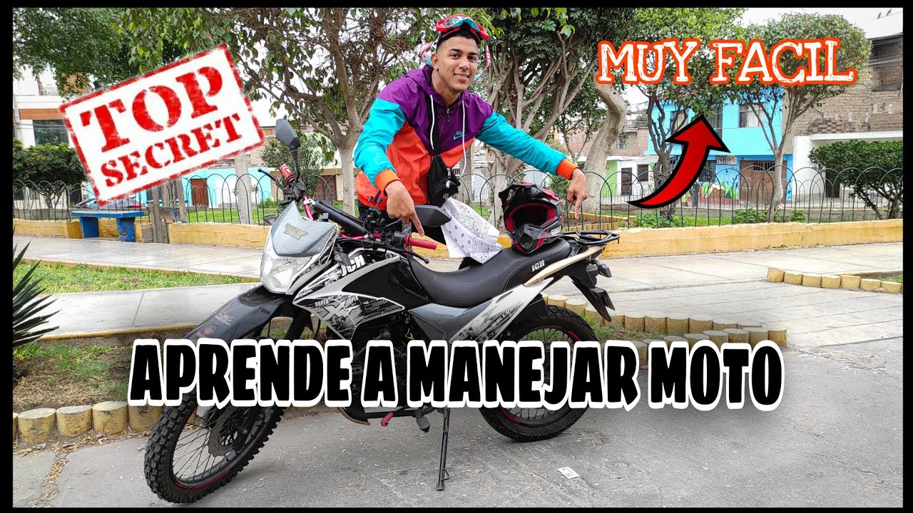 COMO MANEJAR MOTO PASO A PASO ( muy fácil ) - YouTube