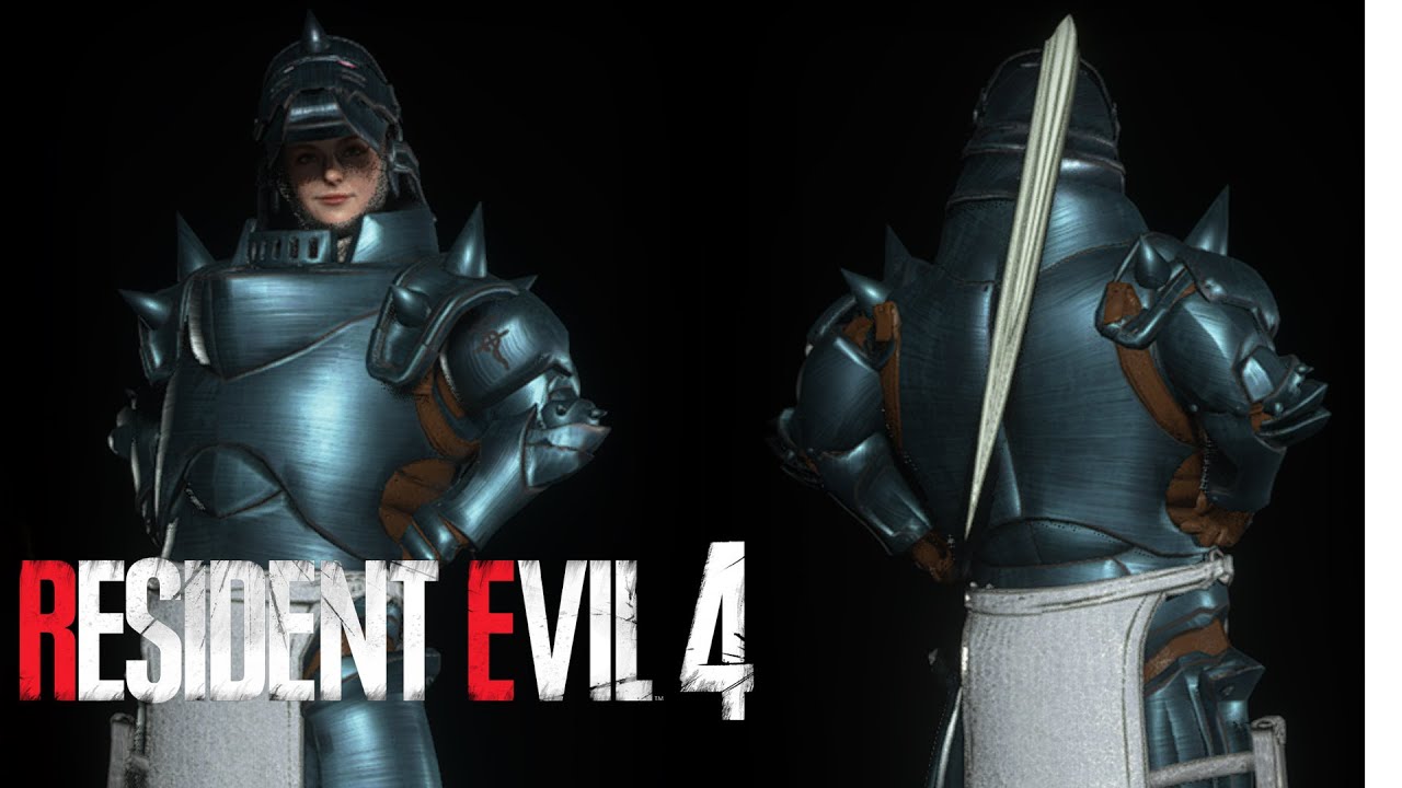 Ashley Alphonse Elric Outfit and Leon Re6 Resident Evil 4 Remake Mod ...