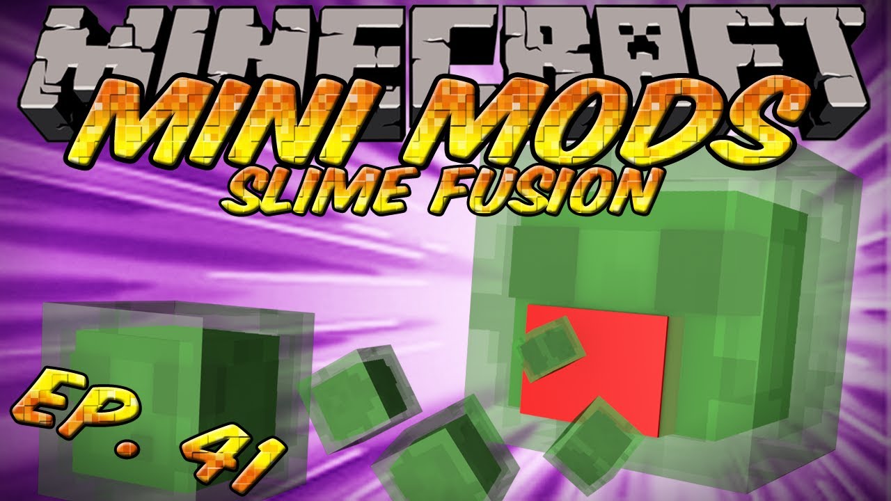 Minecraft Mini Mods Ep 41 - Slime Fusion Mod - Slime fuse to make ...