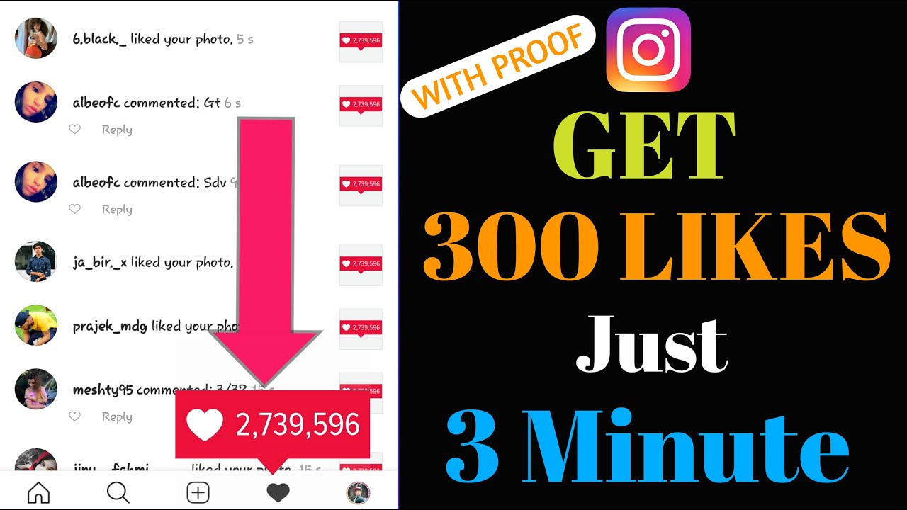 Get 300 Real Likes In Just 3 Minuets - 100% Real Trick - Free Instagram ...