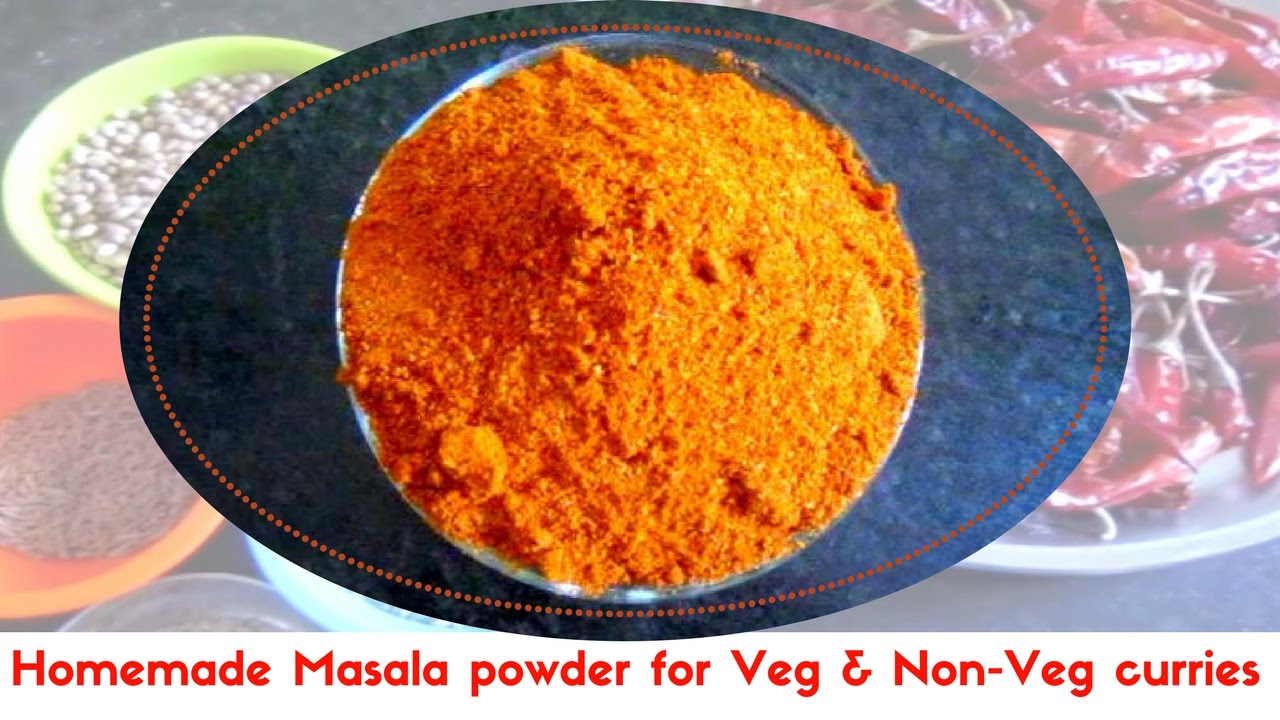 Masala podi for veg and nonveg curries | Multipurpose masala podi ...