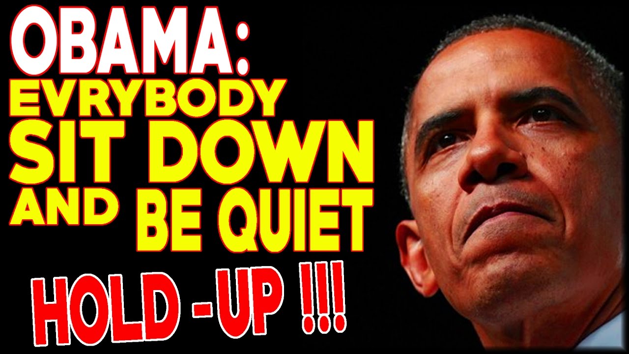 🔴 ANGRY Obama Shouts At Crowd SIT DOWN And BE QUIET !!! - YouTube