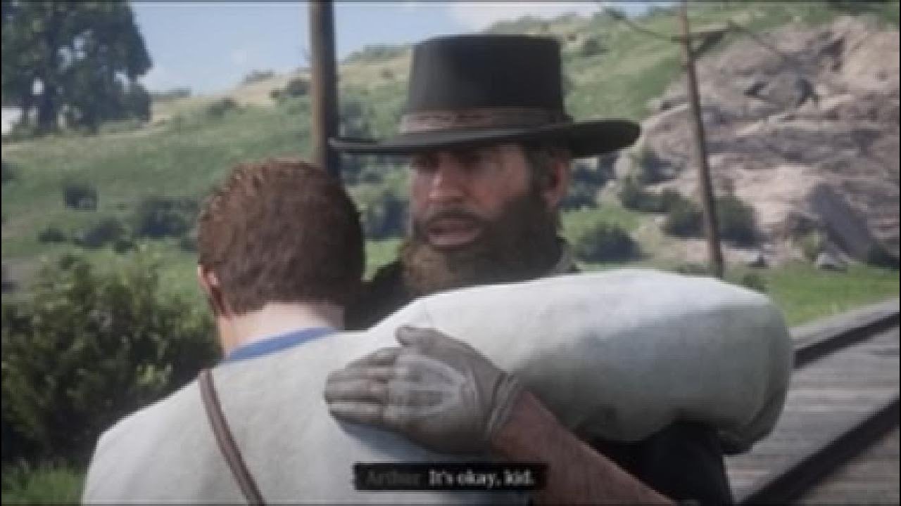 RDR2 - Didn't know Jamie could ride his horse!! - YouTube