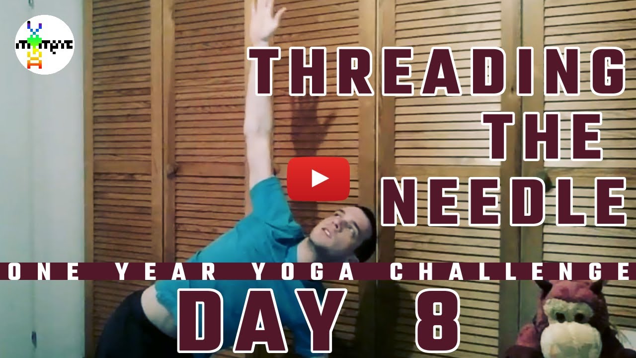 Threading the needle | Yoga with Marcel & Shawn - Day 8 | Challenge 2020 - YouTube