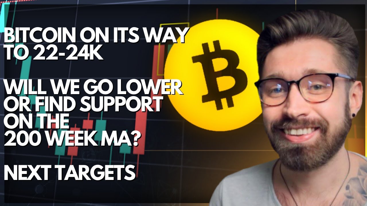 BITCOIN PRICE PREDICTION 2022💎BTC ON ITS WAY DOWN TO 22-24K BUT WILL WE ...