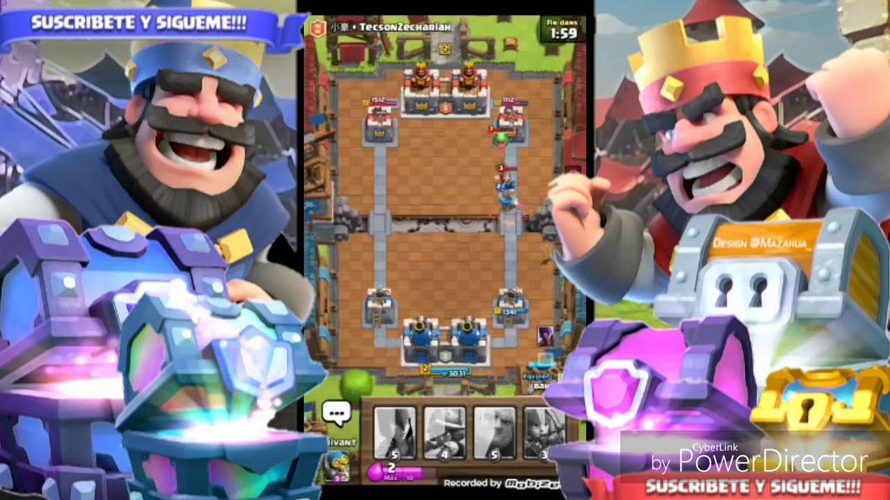 Première vidéo clash royale - YouTube