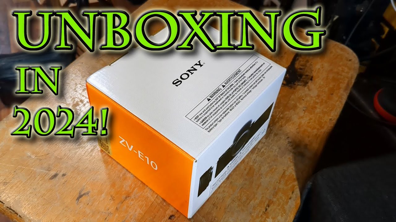SONY ZV-E10 Camera Unboxing in 2024! #camera #homestudio #unboxing ...