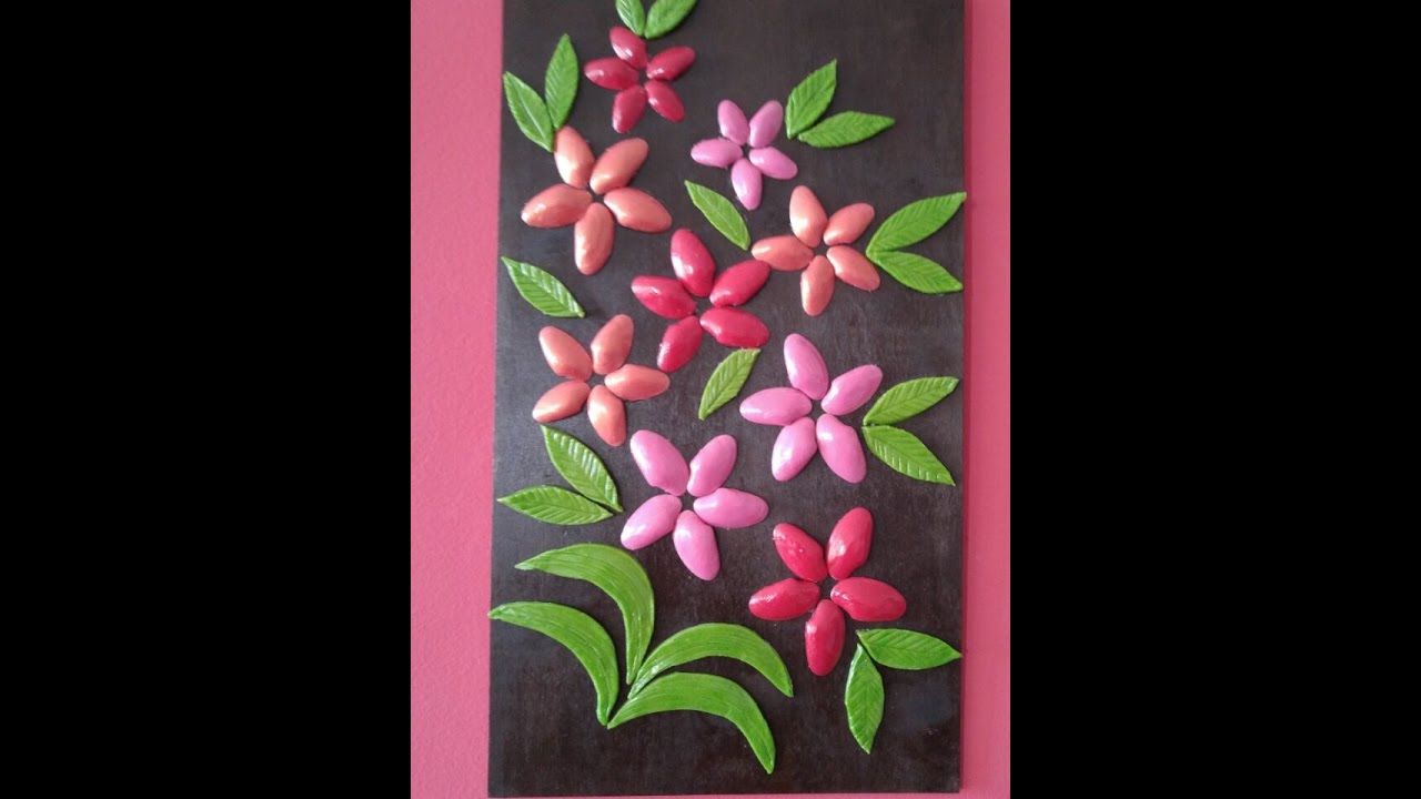 DIY Ceramic paste - Wall Decor - How to Make Wall Decor with Sea Shells ...