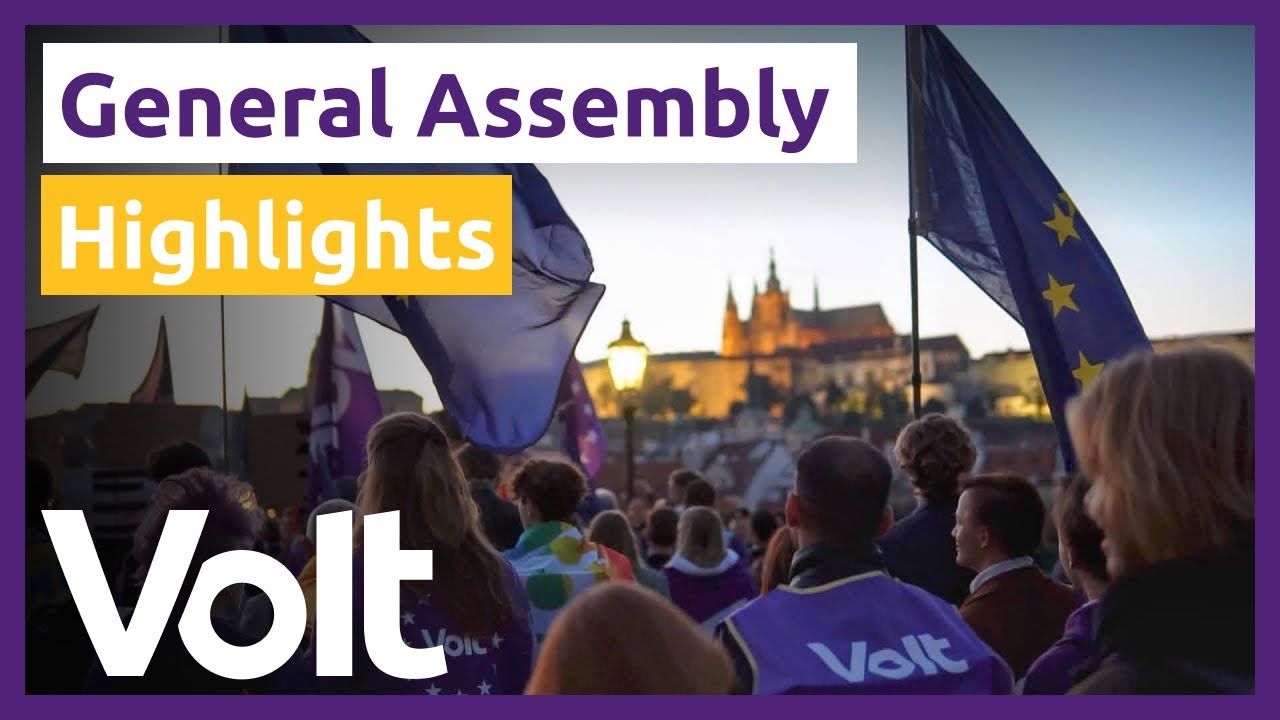 Der erste Schritt zur Europawahl! Das war die Volt General Assembly in ...