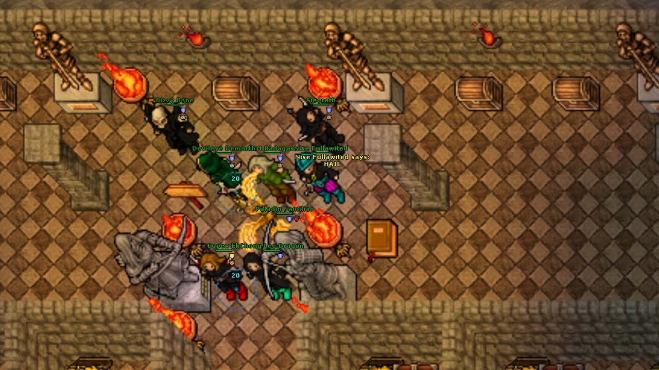 Tibia 2025 | The Pits of Inferno Quest with Guildmates - Classic Never ...