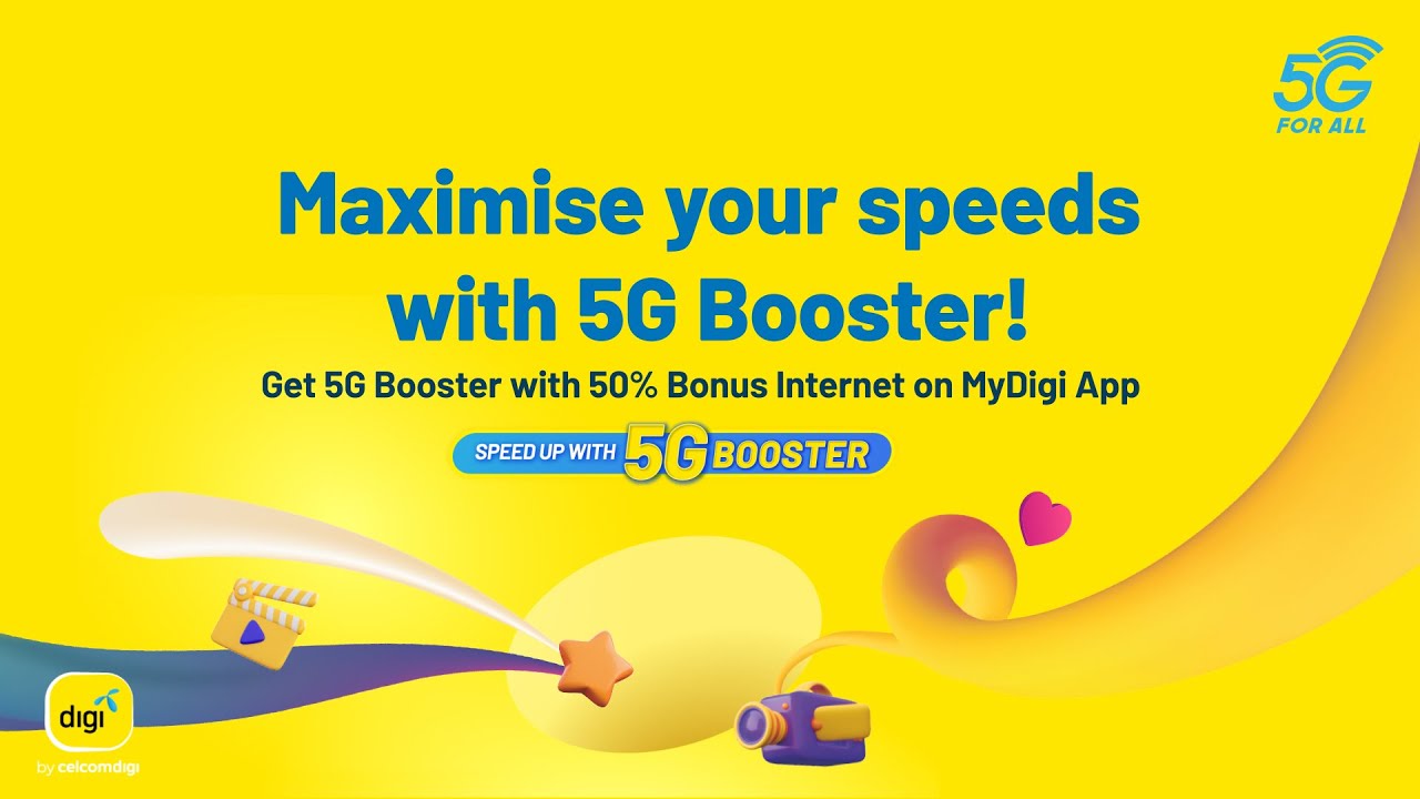 Maximise your Internet speed with 5G Booster! - YouTube