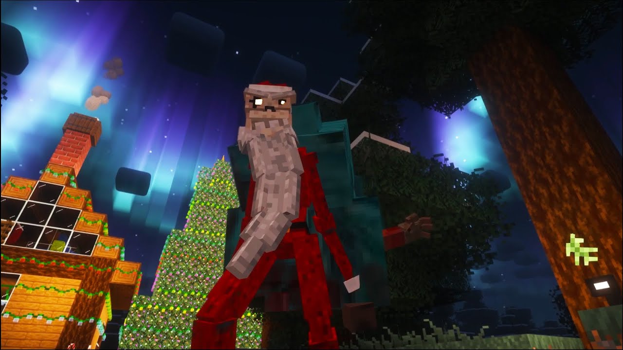SURVIVING KRAMPUS IN MINECRAFT - YouTube