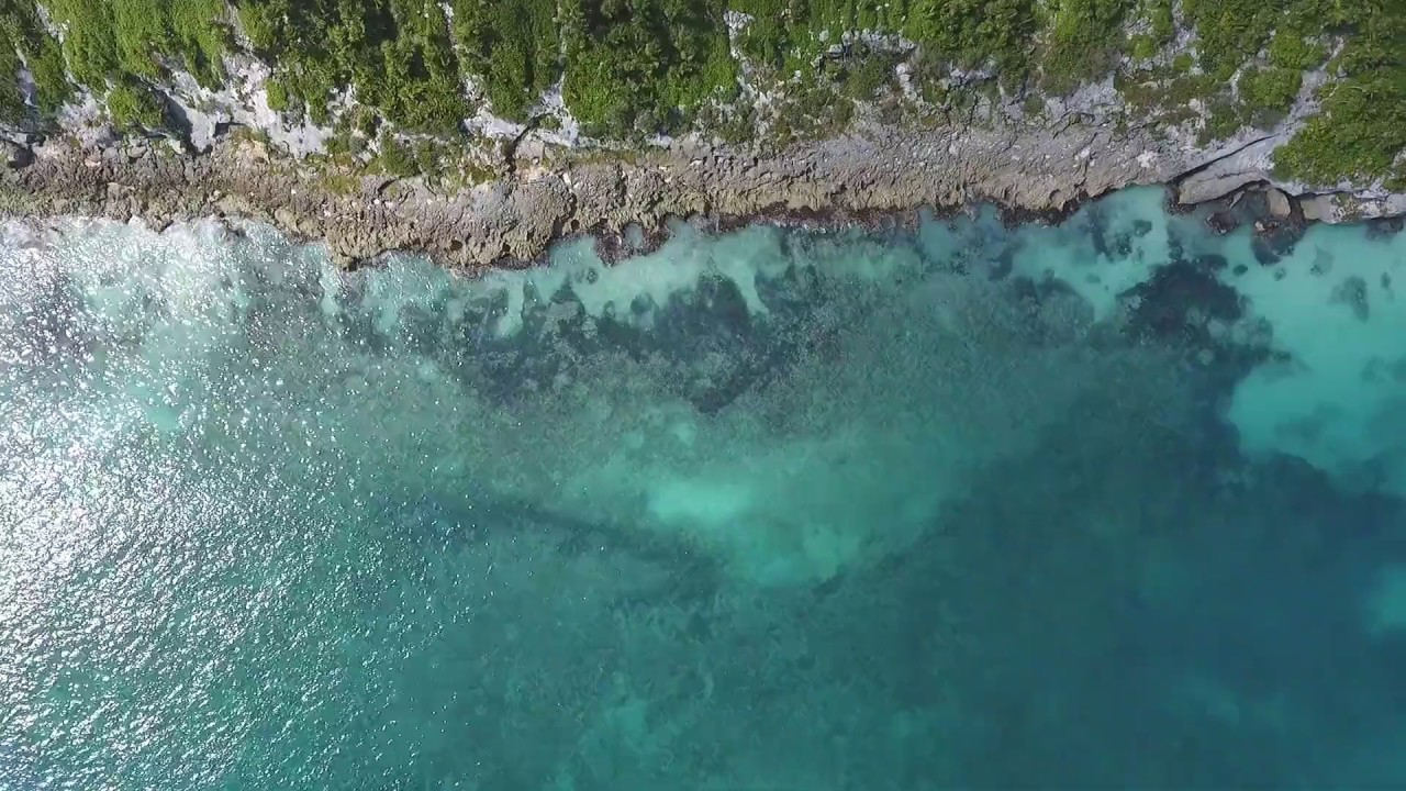 beach-shore-aerial-view-reef-sea - YouTube
