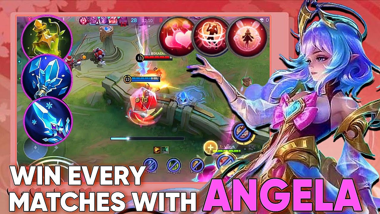 WIN EVERY MATCHES WITH ANGELA 🎀 | BEST EMBLEM AND BUILD SET S31 ...