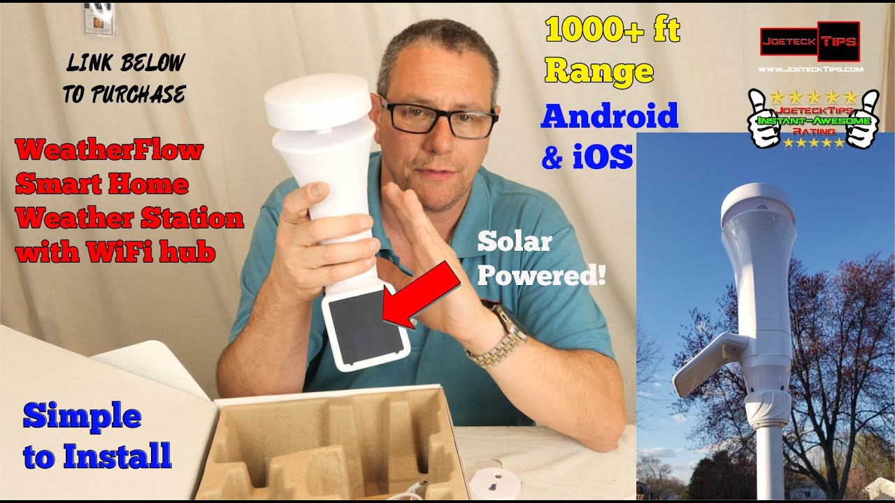 Weatherflow Weather Geek Station Review | How To | JoeteckTips - YouTube