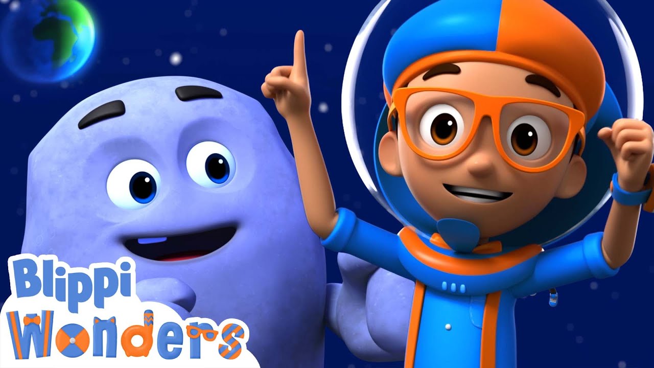 Blippi Wonders - Learning About Gravity in Space! | Science for Kids ...