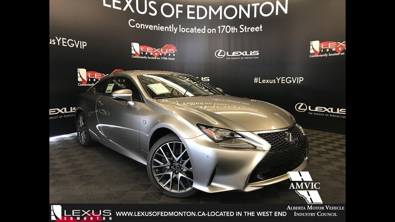Silver 2017 Lexus RC 350 F Sport Series 2 Walkaround Review North ...