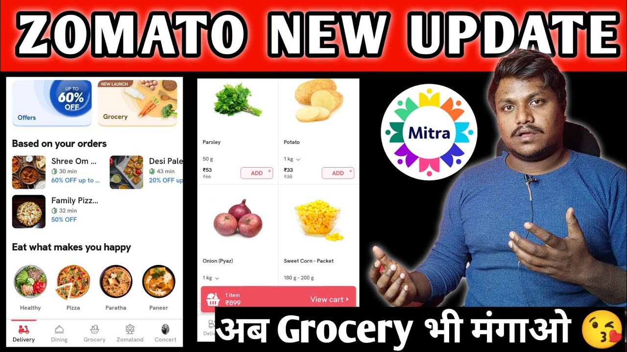 😘Zomato New Update | Zomato Grocery Delivery | Zomato Grocery | Zomato ...