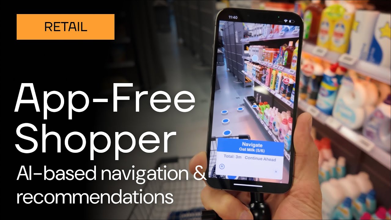 Revolutionizing Shopping: Introducing App-Free, AI-Powered In-Store Navigation! - YouTube