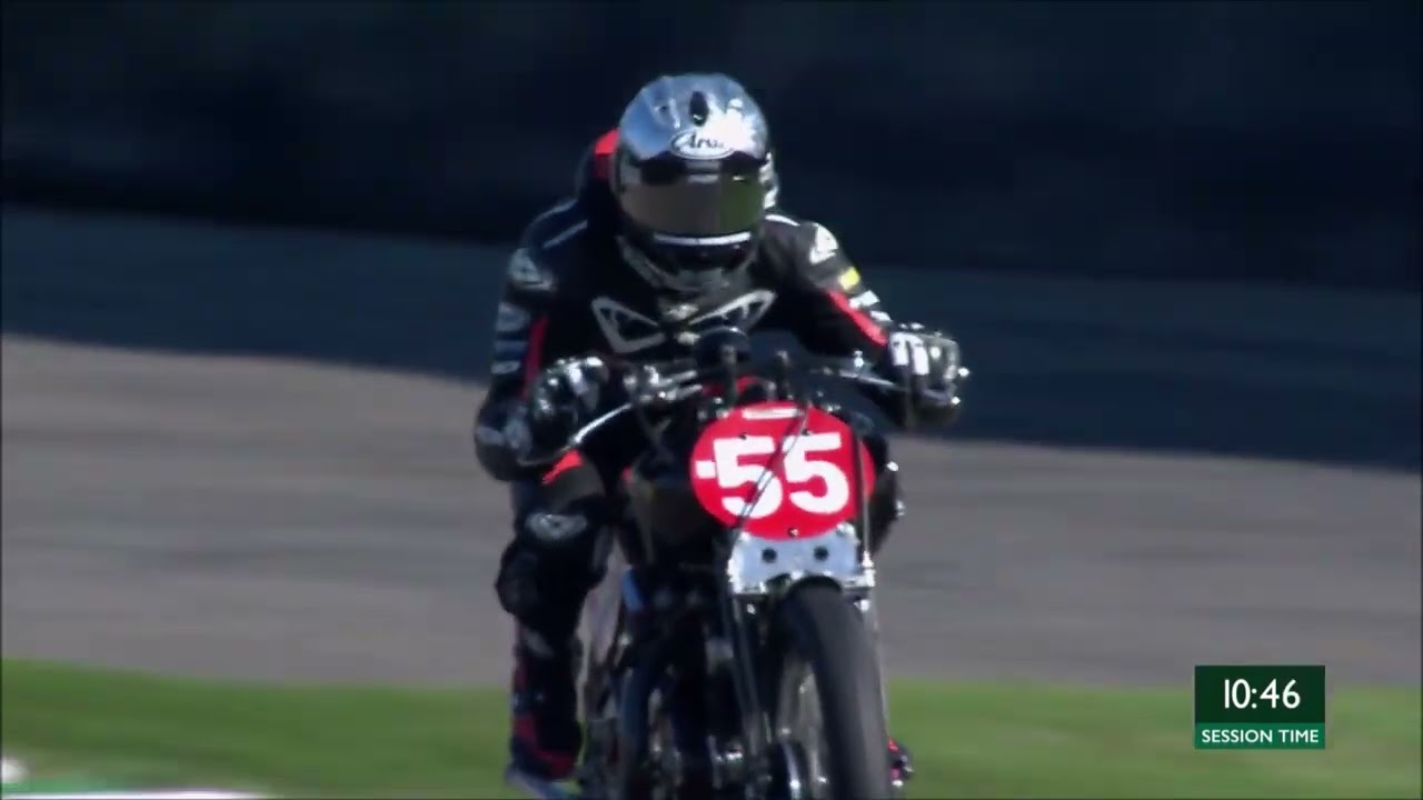 Vincent Black Shadow - Practice/Qualifying - Barry Sheene Memorial ...