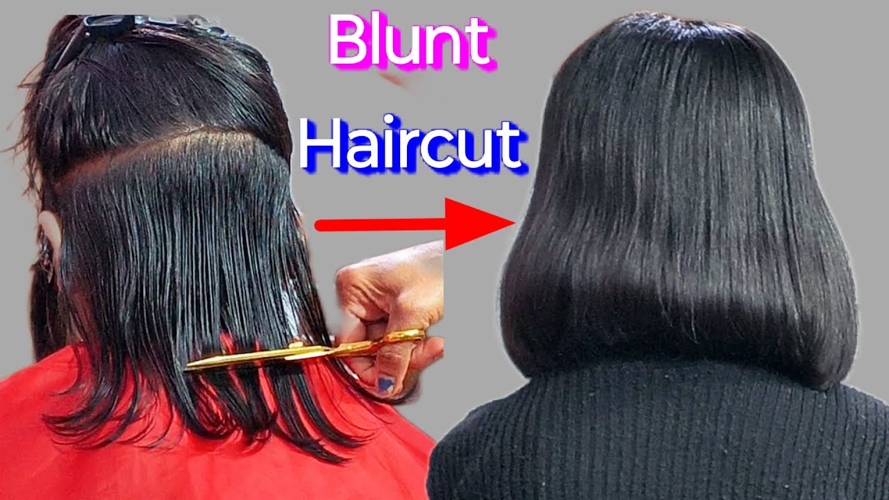 Baby Girl's Blunt Haircut Tutorial/ Long to Short Blunt Haircut for ...