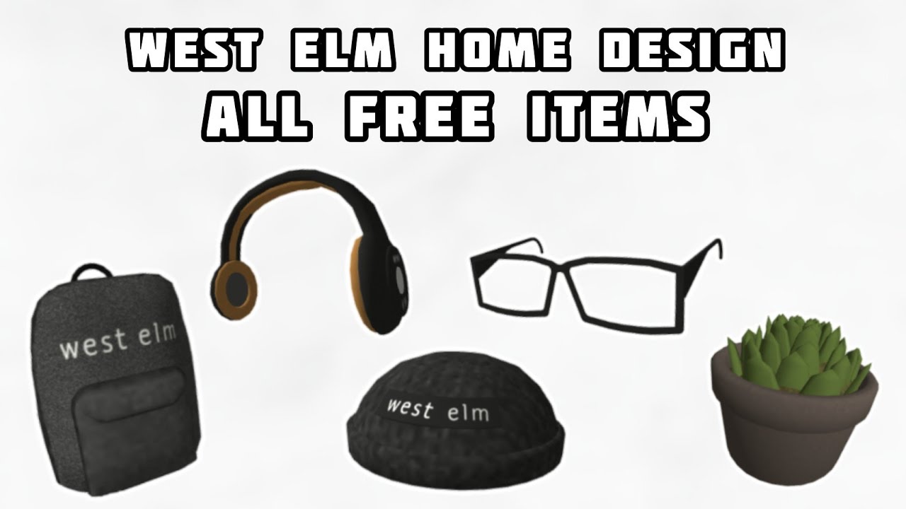 How To Get All Items in West Elm Home Design | Roblox - YouTube