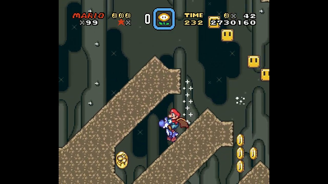 Super Mario World Redrawn - Chocolate Island 4 - YouTube