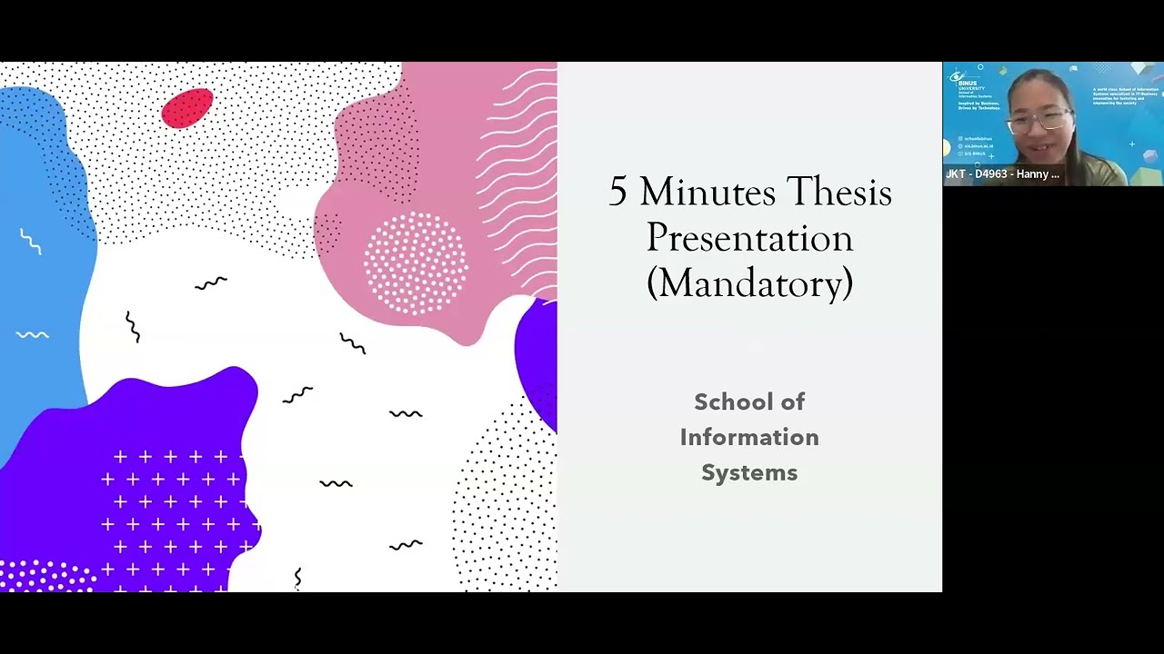 Briefing 5 Munites Thesis Presentation Even Semester 22-23 - YouTube