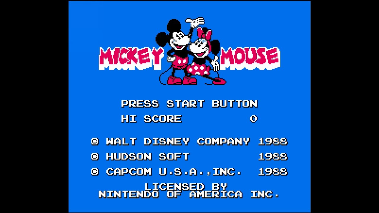 Mickey Mouse: Mousecapade (NES/Famicom) - Walkthrough 100% - YouTube