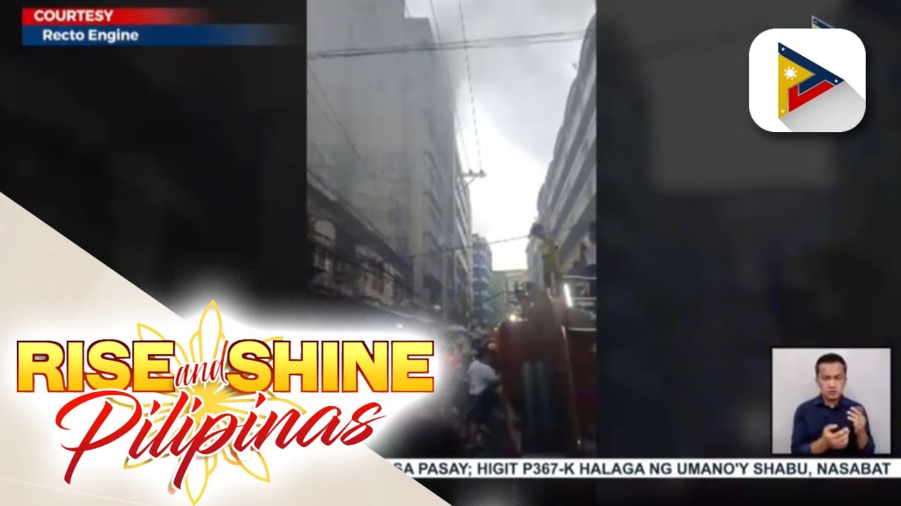 Commercial building sa Divisoria, Maynila, nasunog - YouTube