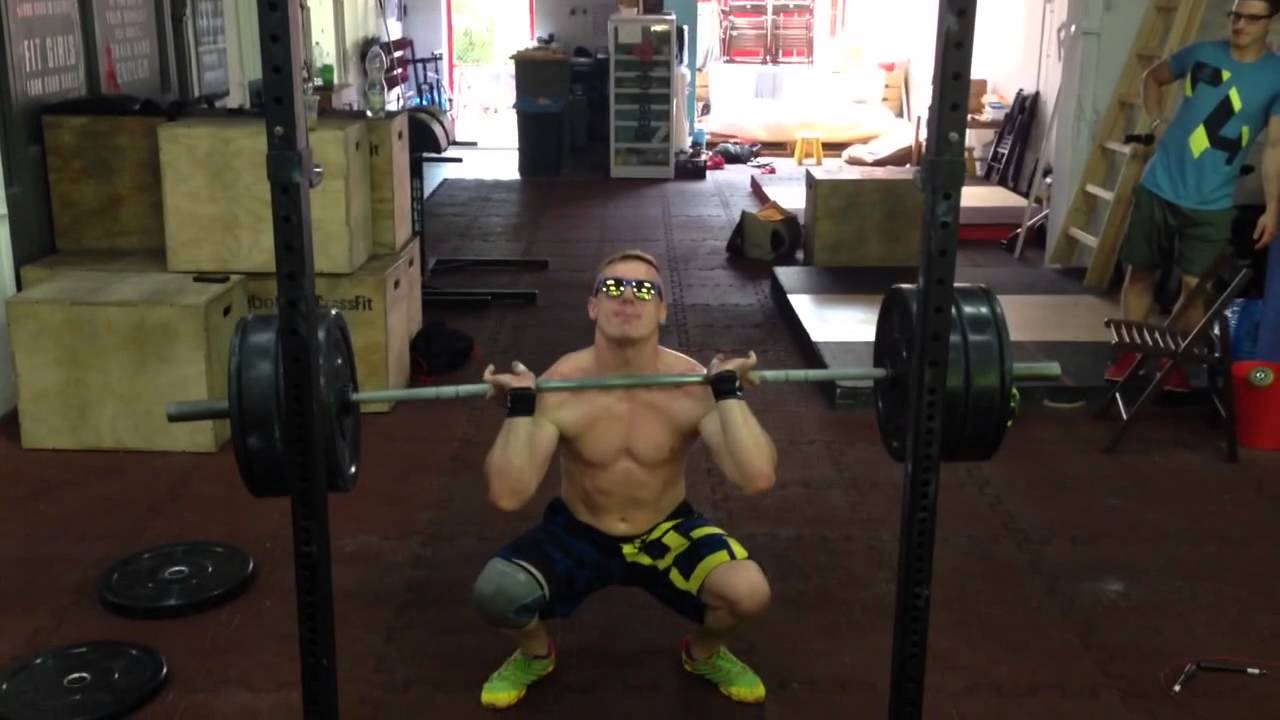 Crossfit front squat - YouTube