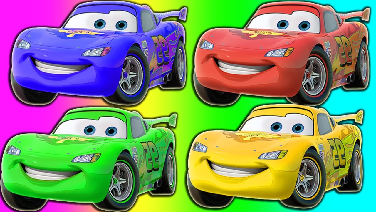 Wrong Eyes Wrong Colors Disney Cars 3 Lightning Mcqueen Learn Colors ...