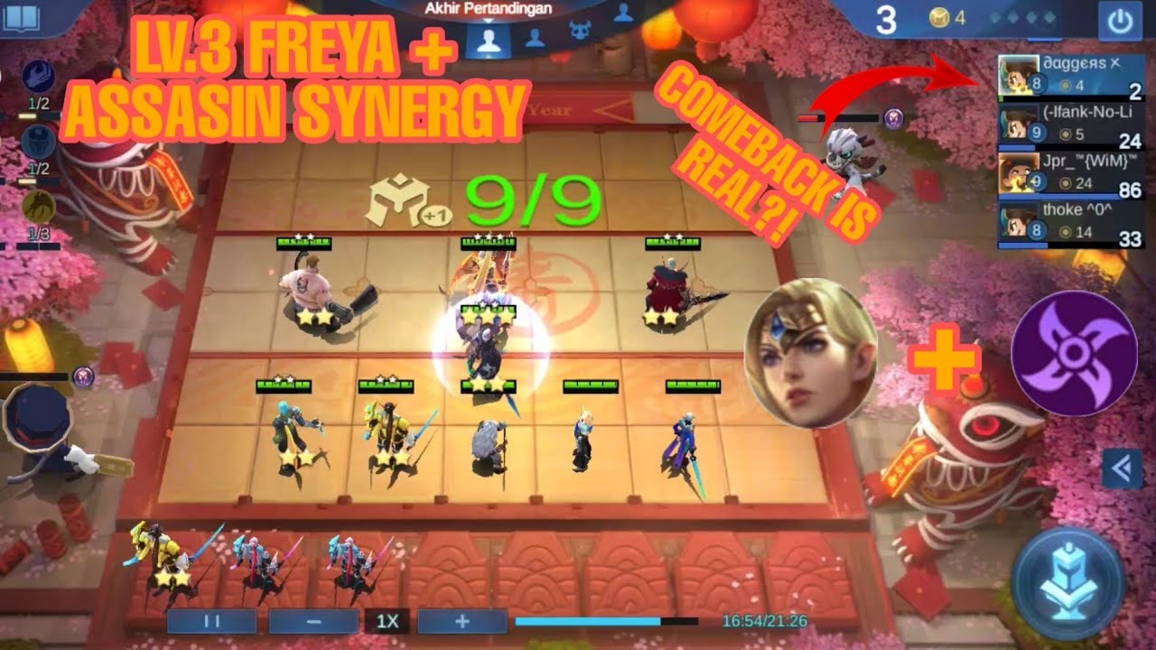 COMEBACK IS REAL!!! BEST SYNERGY MAGIC CHESS | MOBILE LEGENDS BANG BANG ...