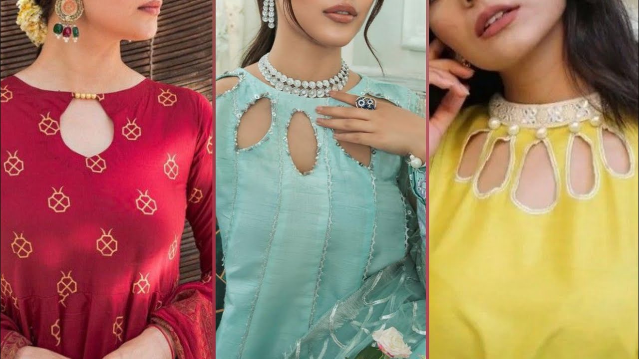 latest summer best designer neck designs - YouTube