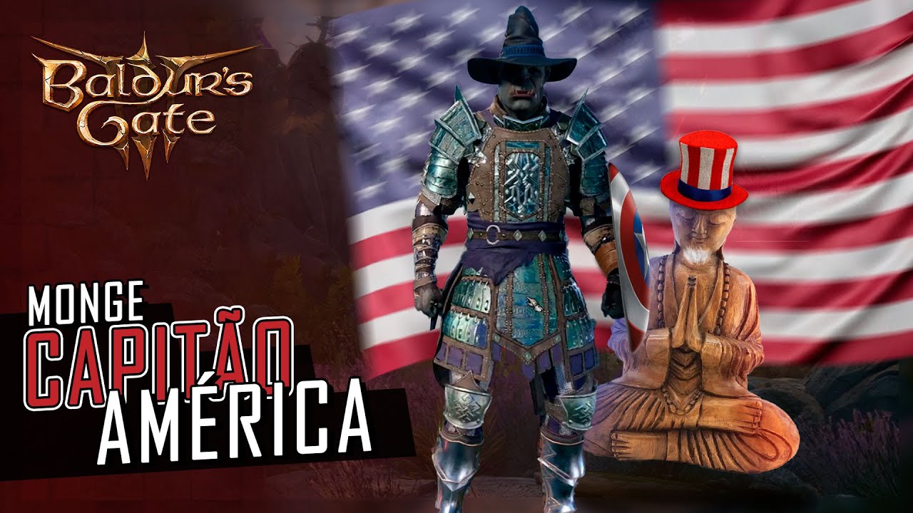 COMO FAZER A BUILD MONGE CAPITÃO AMÉRICA - Baldur's Gate 3 - YouTube