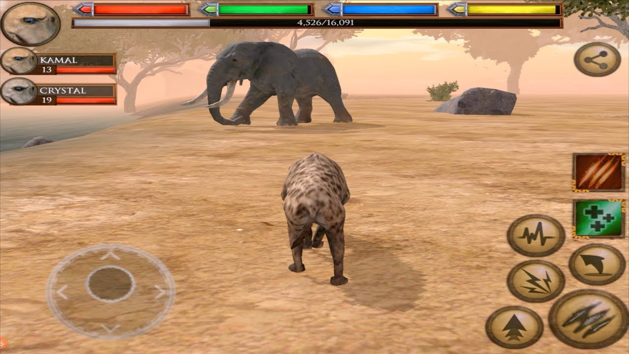 Hyena VS Elephant, Ultimate Savanna Simulator - YouTube