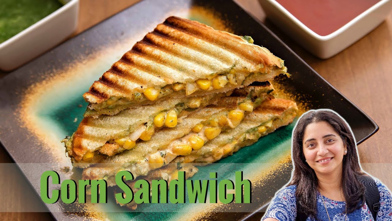 Corn Sandwich | Sweet corn sandwich | Grilled corn sandwich | Cheese ...
