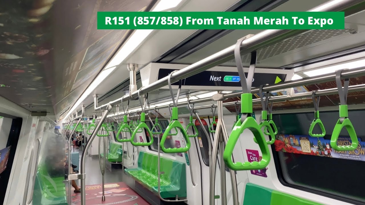 [Christmas Train Show Ad][SMRT] R151 (857/858) from Tanah Merah to Expo ...