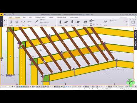Z purlin with connection in Tekla - YouTube