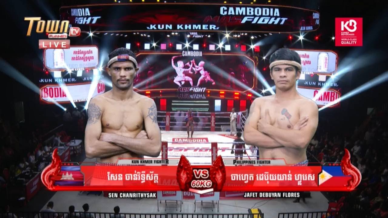 (MAS Fight & MMA Rules)- សែន ចាន់រិទ្ធីស័ក្ត 🇰🇭 Vs 🇱🇦 JAFET DEBUYAN FLORES - YouTube