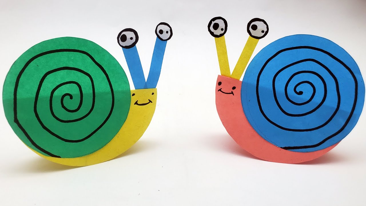 Easy Crafts With Paper | Handmade Paper Toy Snail | How To Make Easy ...
