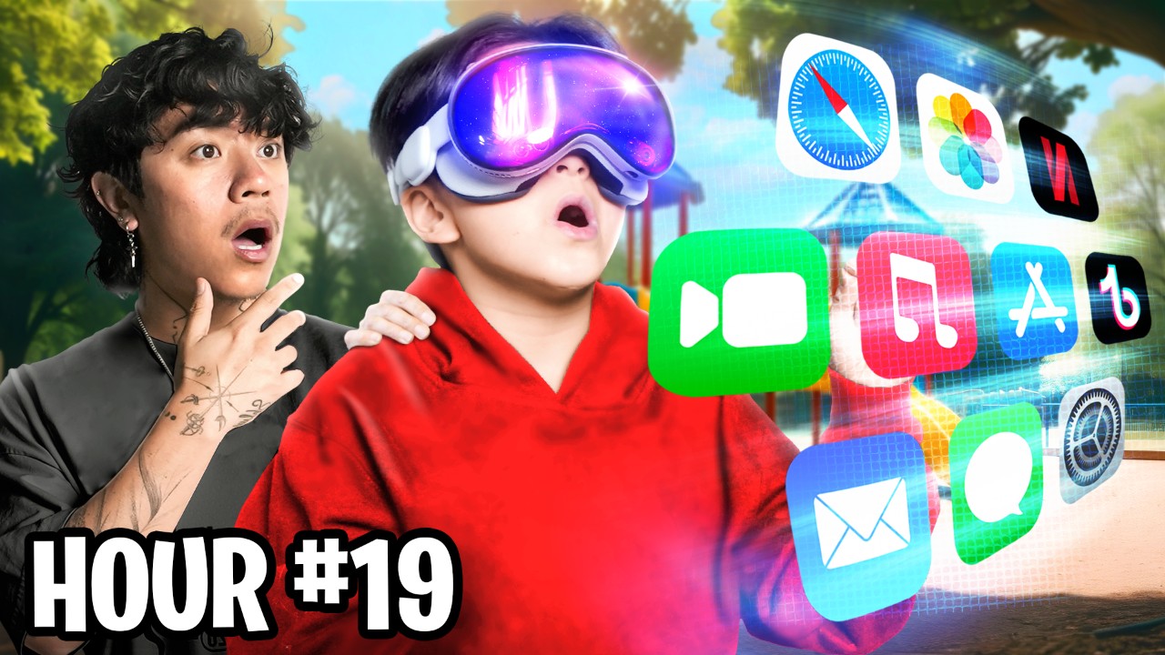 Kids Try Apple Vision Pro LIFE HACKS! - YouTube