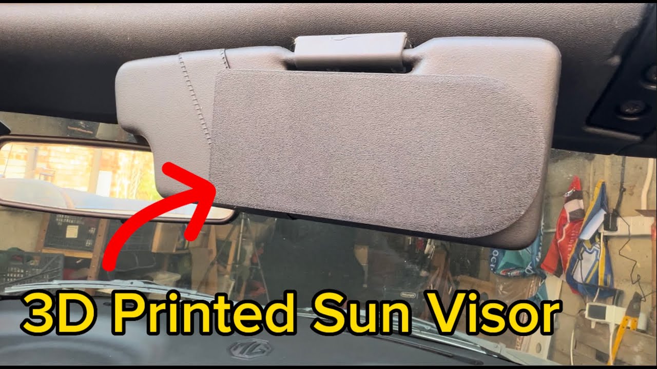 MG TF | Fitting 3D printed sun visors - YouTube