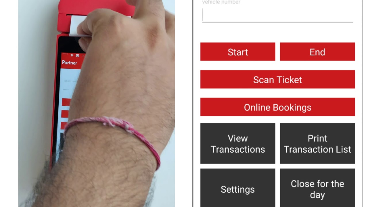 Watchdata Android Smart POS W9110 - Smart Parking / Smart City - YouTube