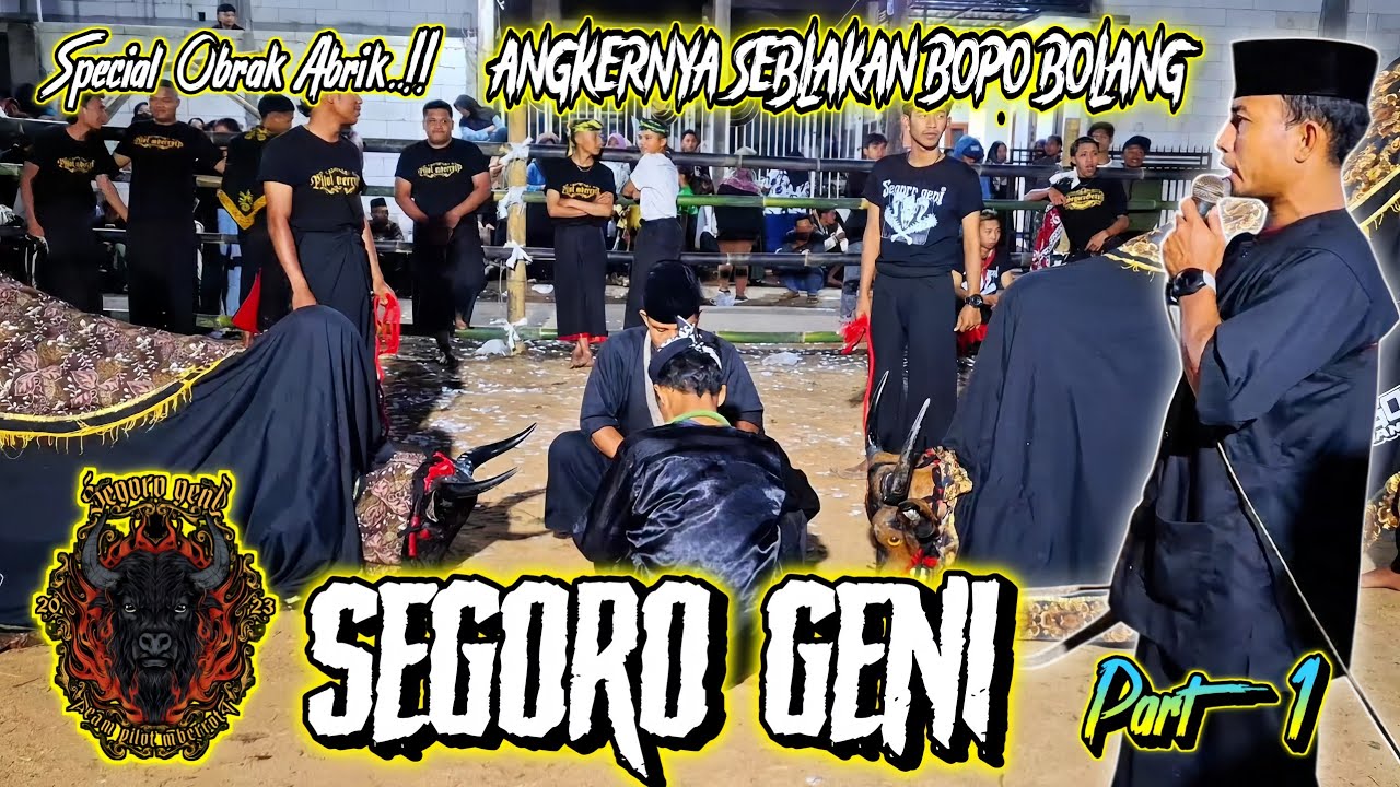 ANGKEEER... " SEGORO GENI " Full Maskoot langsung di turunkan || Live ...
