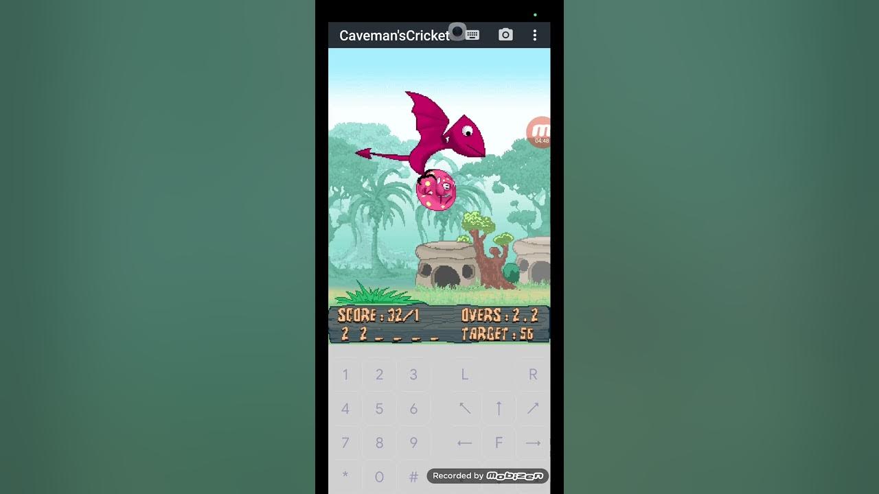 Final Caveman Cricket Level Java game The Hooligaans !! - YouTube