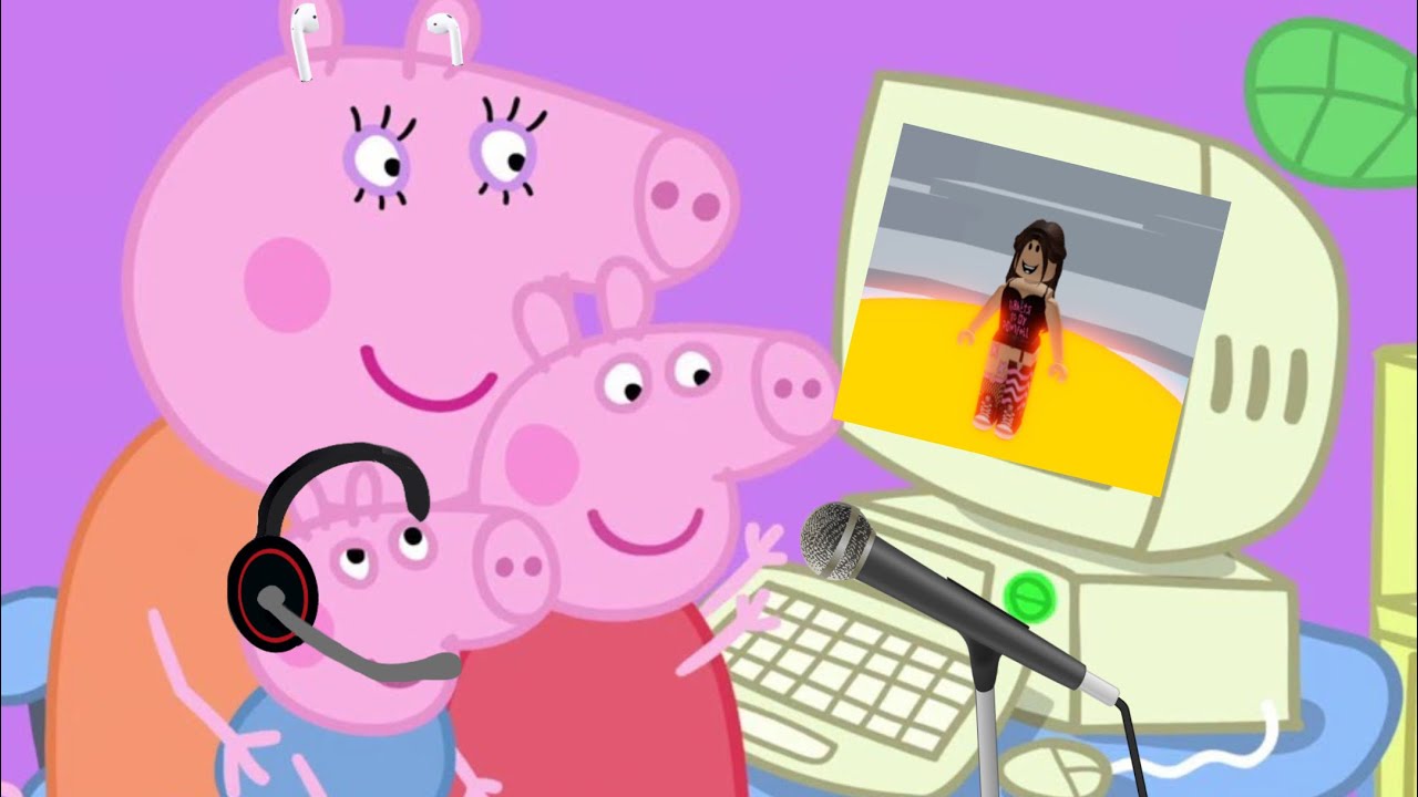 PEPPA PIG PLAYS ROBLOX - YouTube