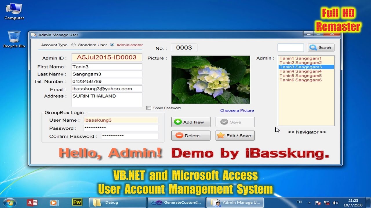 VB.NET MS Access (UAM) 11. How to Search Records in an MS Access ...