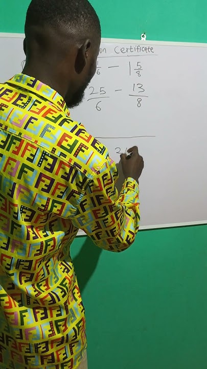 How to simplify mixed fraction - YouTube